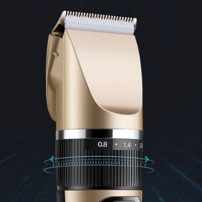 Dexxer Strihací strojček na úpravu srsti pre psov a mačky Zlatý HL-F9 ...
